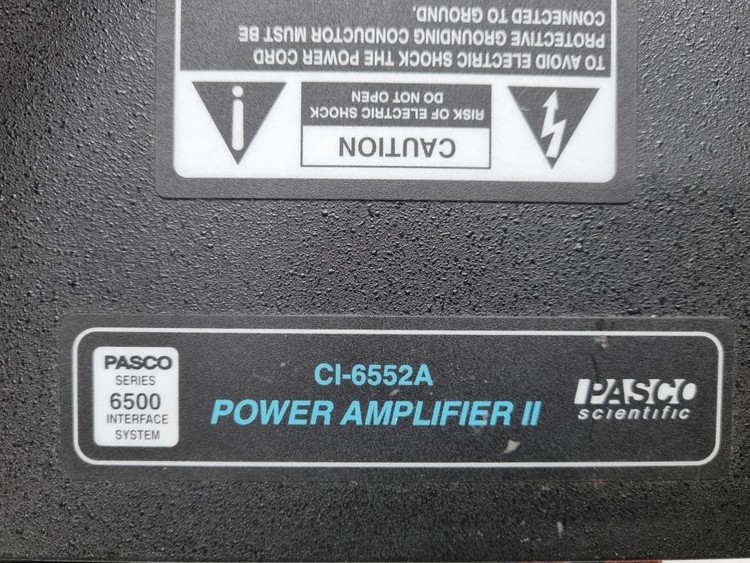 PASCO CI-6552A Power Amplifier II : 엠아이티솔루션