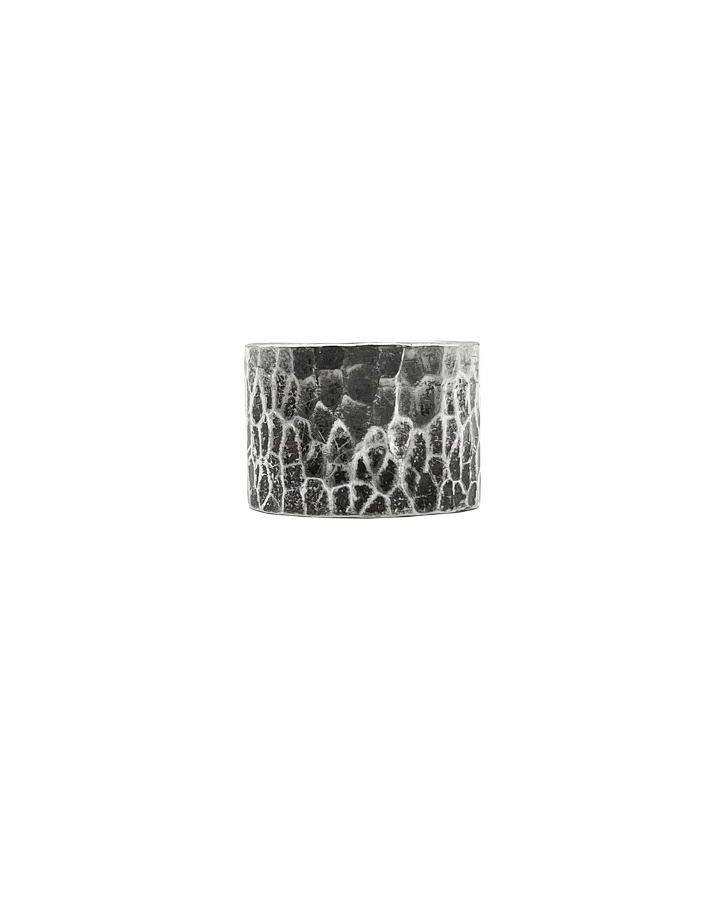 Vintage Hammered Wide 925silver Ring : 엔칸토