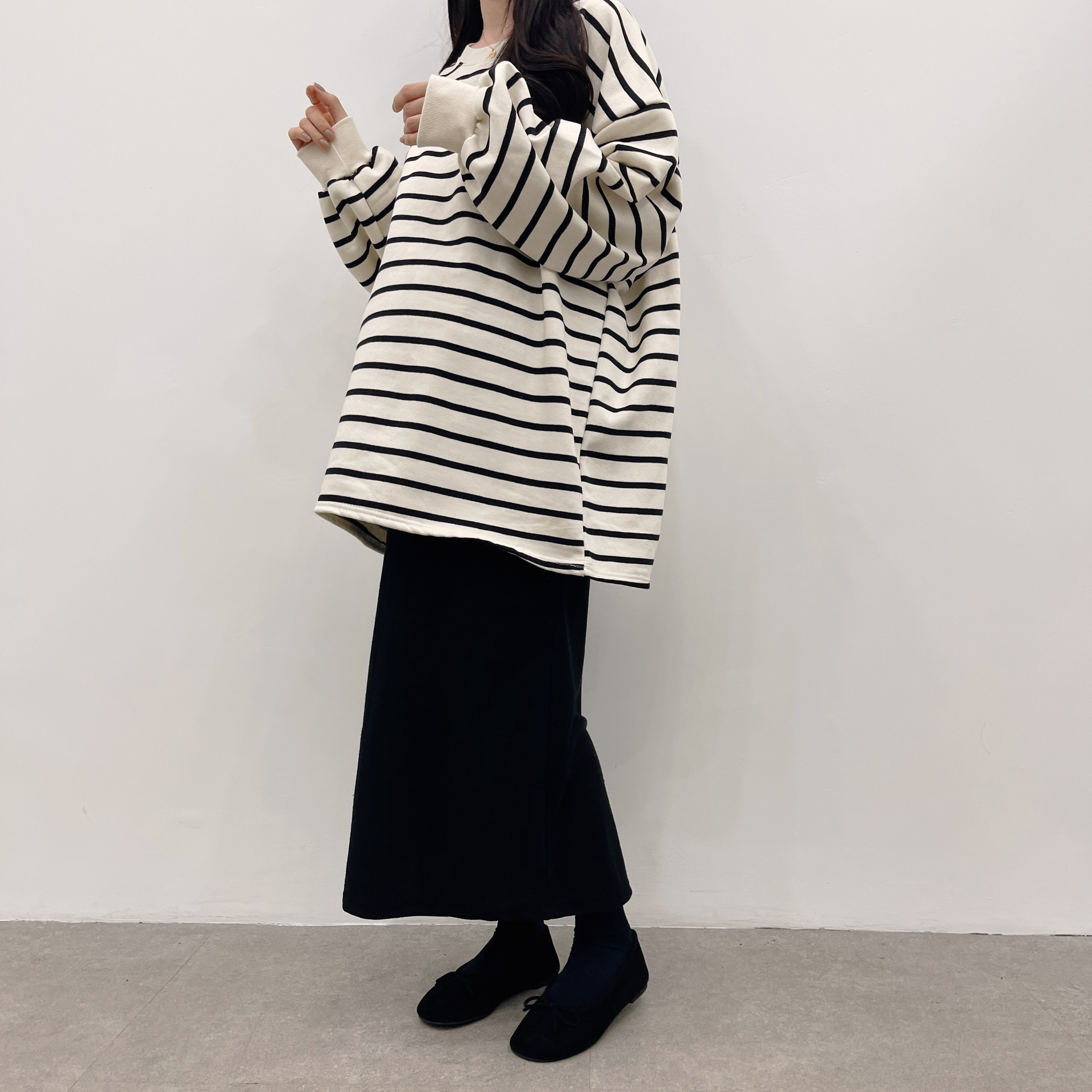 (도톰기모)단가라오버MTM-3color : 제이린