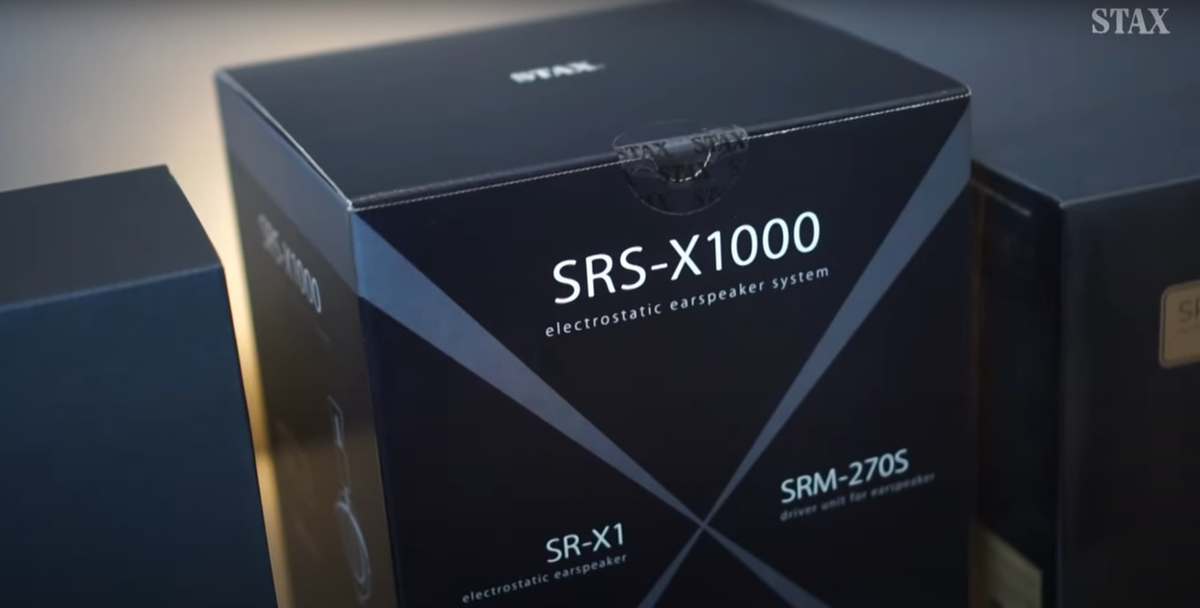 STAX, Unboxing SRS-X1000 electrostatic audio system : news