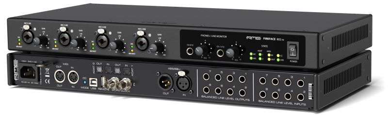 RME, 20주년 기념 에디션 'Fireface 802 FS AE'출시 : 콘솔 스피커 앰프 신제품