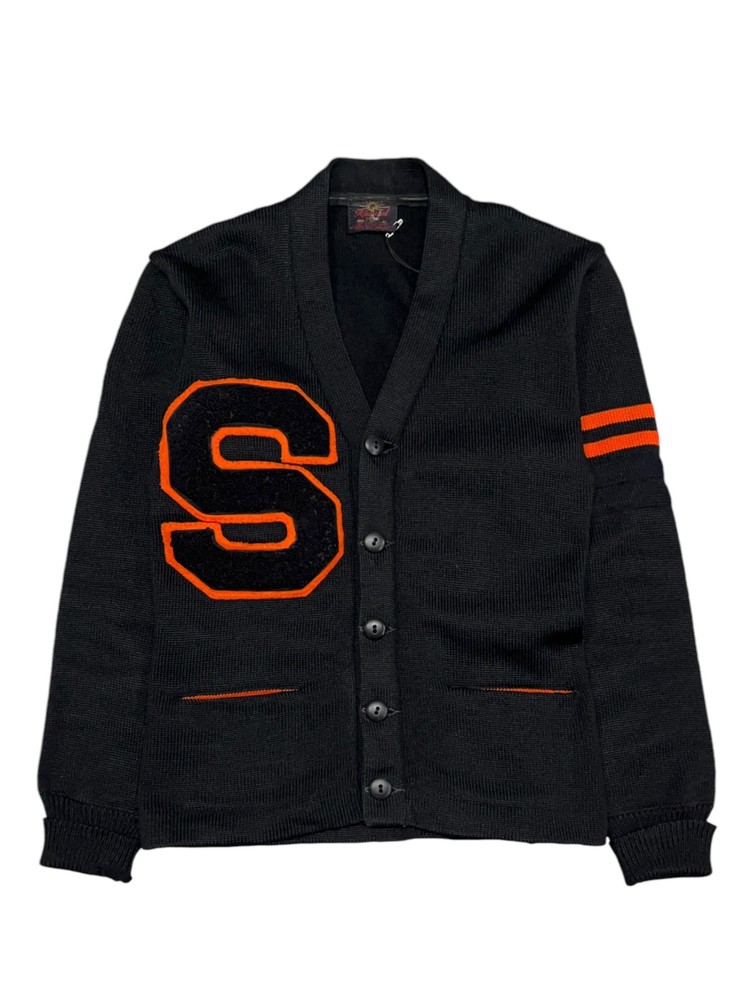 60's Kandel vergin wool letterman cardigan : RAG STORE
