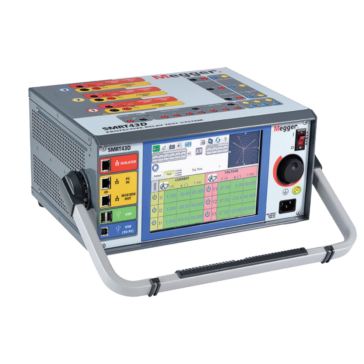 MEGGER SMRT 시리즈 3상 보호계전기 시험기 : 지니어스인더스트리 - 대한민국 No.1 산업장비 공급채널
