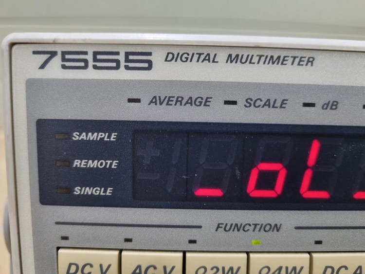 YOKOGAWA 7555 Digital Multimeter 디지털 멀티미터 : 엠아이티솔루션