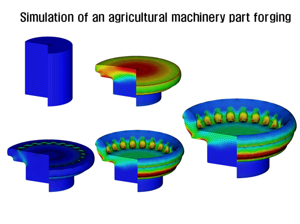 [Cold Forging]Simulation of an agricultural machinery part forging : AFDEX - Metal Forming ...