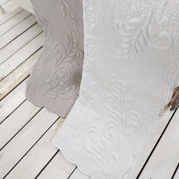 라벨르엠 프랑스 코튼 스프레드 퀸 사이즈 침대커버 (2size, 2color) : 라벨르엠 - Labelle M