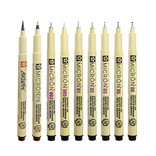 사쿠라 피그마 마이크론 MICRON-03 라이너 펜 : 무무스토어