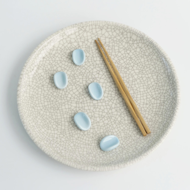 Bean Chopstick Rest (Skyblue) : 시시