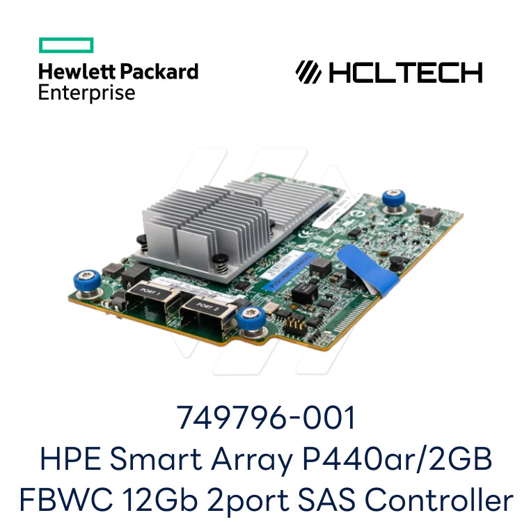 [중고] 749796-001 HPE Smart Array P440ar/2GB FBWC 12Gb 2port SAS ...