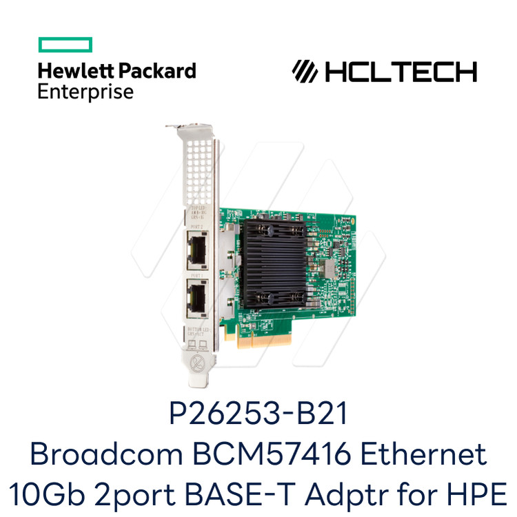P26253-B21 Broadcom BCM57416 Ethernet 10Gb 2-port BASE-T Adapter for ...