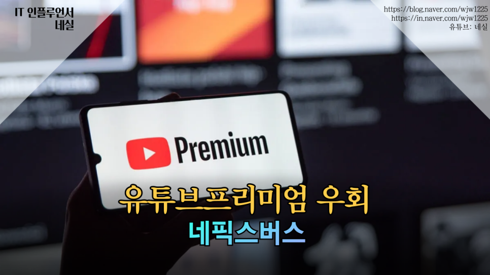 유튜브 프리미엄가격 비싸다면 유튜브 프리미엄우회할 수 있는 네픽스버스 쿠폰 받기 : 디즈니플러스 유튜브 프리미엄 VPN 가족공유 X 우회 결제 요금 정식업체 - 오티팁