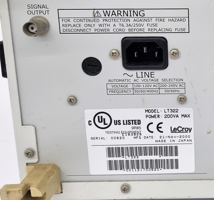 LeCroy waverunner LT322 DSO 500MHz 오실로스코프 : 엠아이티솔루션