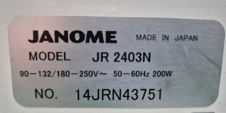 JANOME JR 2400N JR2403N, NITTO SEIKO SD550 Controller : 엠아이티솔루션