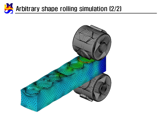 Arbitrary shape rolling simulation (2/2) : AFDEX 에프덱스
