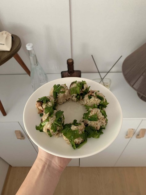 싱그러운 루꼴라 주먹밥 🥬 : supul