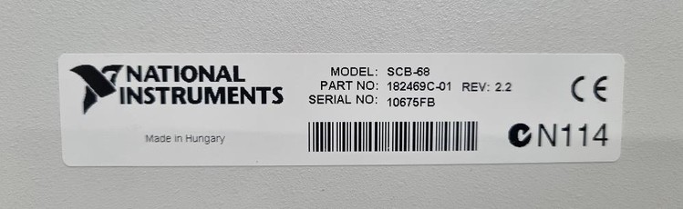 National Instruments SCB-68 : 엠아이티솔루션