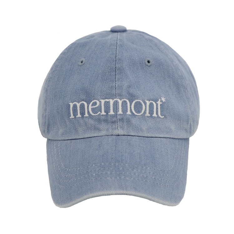 [재입고완료] vintage raw cap (washed denim) : mermont