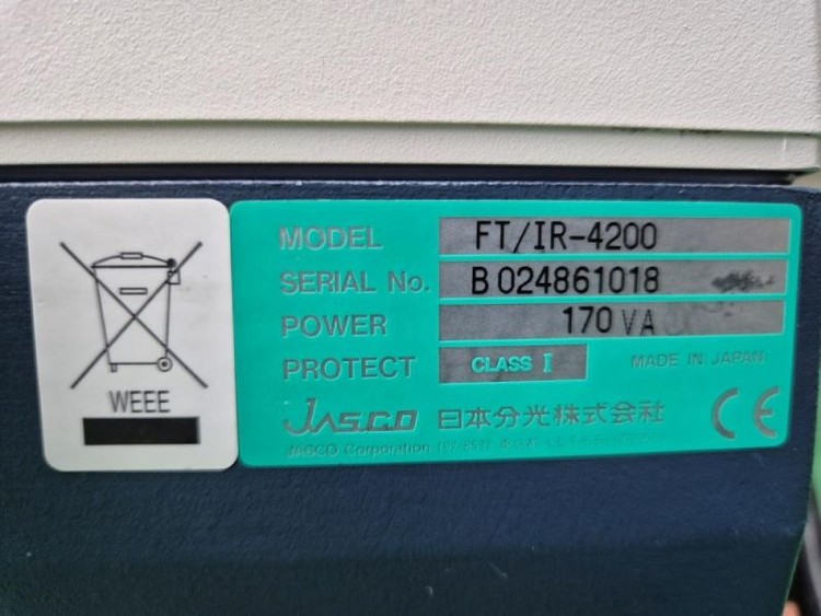 JASCO FT/IR-4200 Fourier Transform Infrared Spectrometer : 엠아이티솔루션