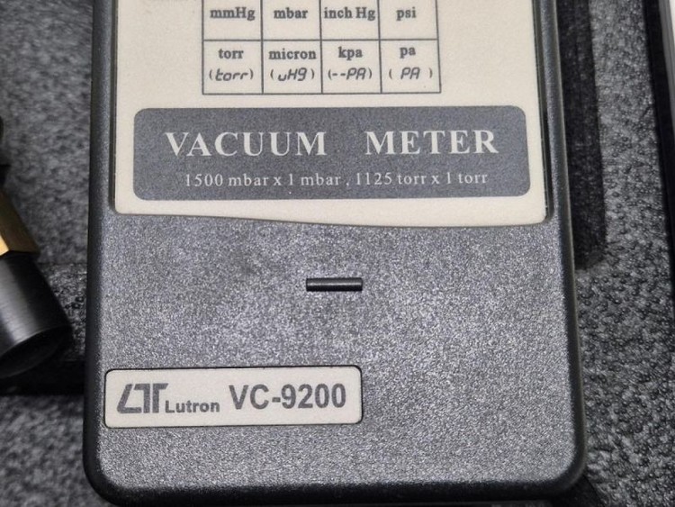 Lutron VC-9200 Vacuum Meter 진공계 : 엠아이티솔루션
