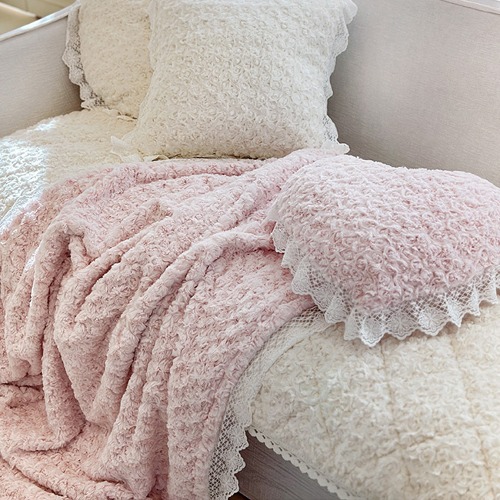 라벨르엠 로즈밍크 쁘띠 극세사 블랭킷 (2size, 2color) : 라벨르엠 - Labelle M