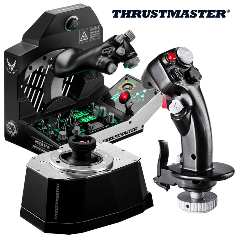 트러스트마스터 F-16 비행스틱 AVA BASE TQS 미션팩 풀세트 (PC전용/공식수입정품) : 에이투비샵 (ATOB)