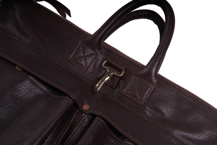 Helmet bag goat skin brown(G-1 jacket leather) : 엠비스