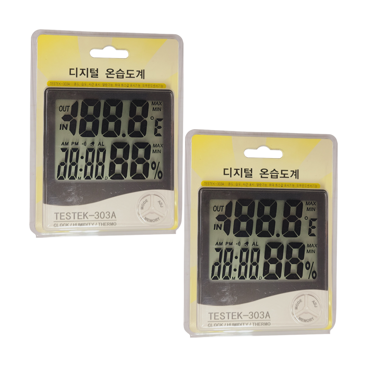 공구 측정기 온도계 태광전자 디지털 온습도계 TESTEK-303A : 나바론 종합상사