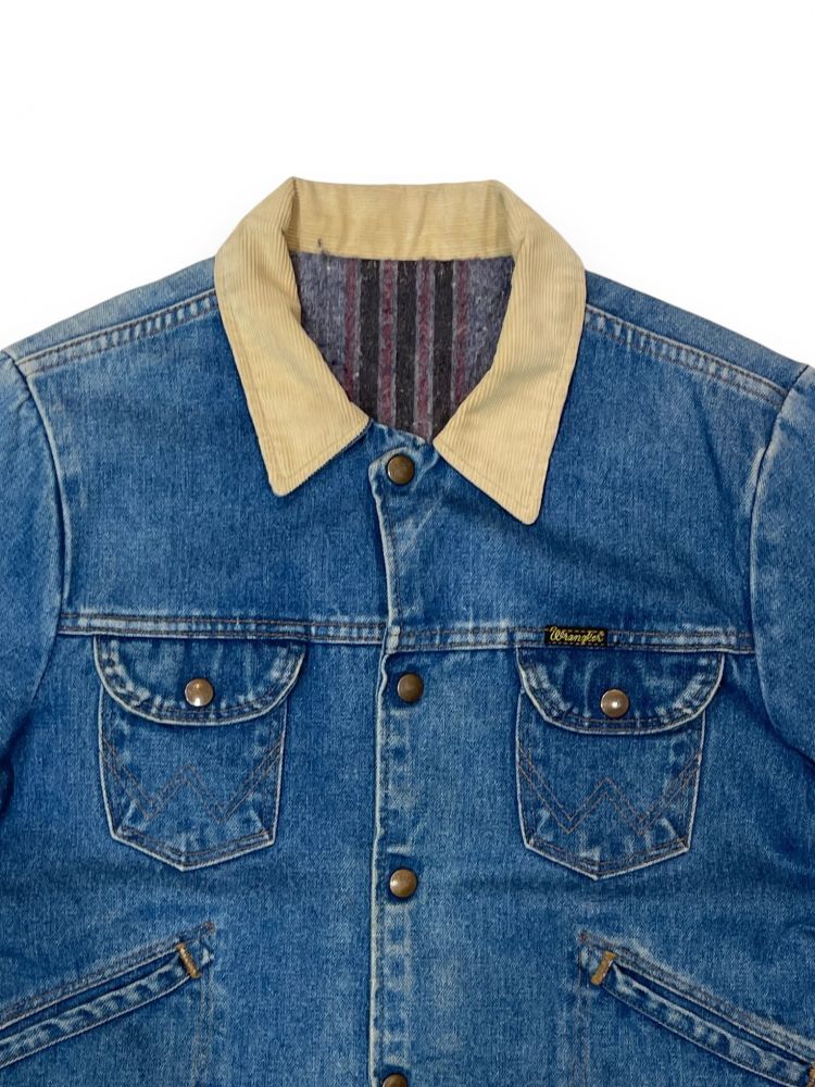 7-80s Wrangler Blanket Lined Denim Jacket (Womens55) : 라이트하우스 스토어