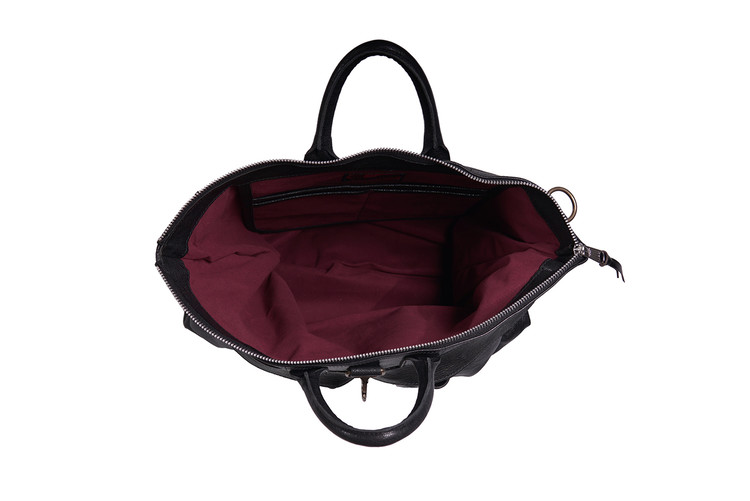 Helmet bag goat skin black (G-1 jcaket leather) : 엠비스