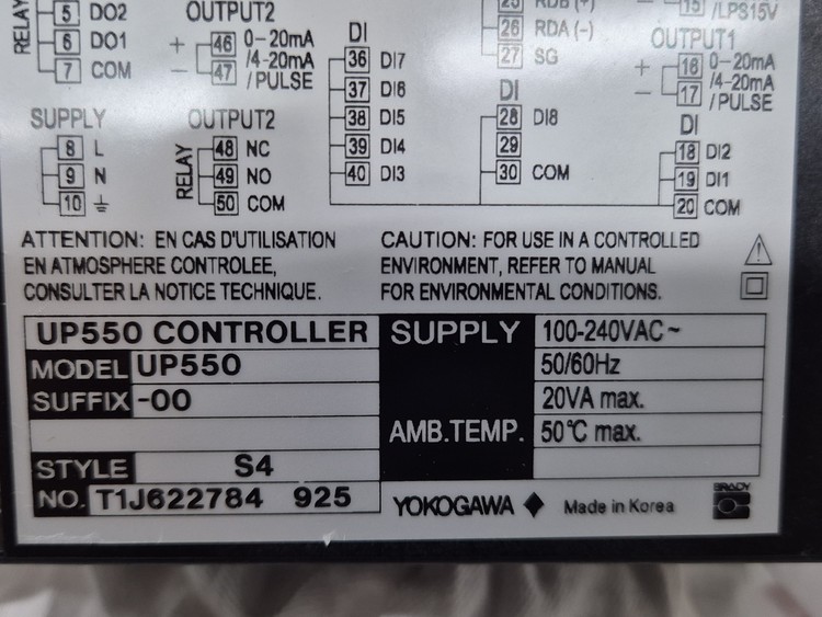 YOKOGAWA UP550-00 : 엠아이티솔루션