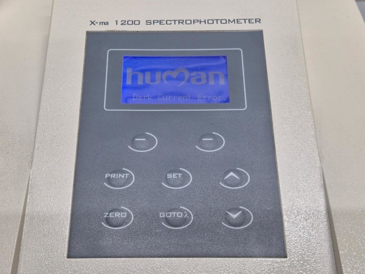 human X-ma 1200 Spectrophotometer 분광 광도계 Wavelength Range 200 to 1000 ...
