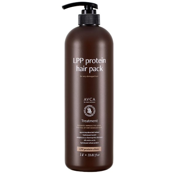 AVCA Extreme Damage Care LPP Protein Hair Pack Hypoallergenic Treatment 1L, 1 piece : kiwemall