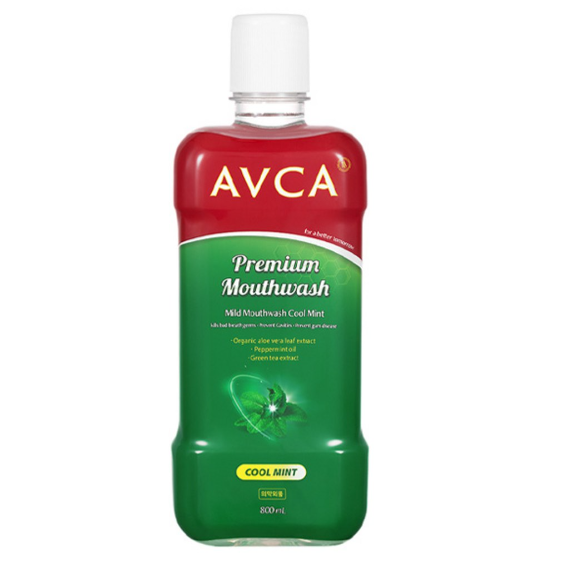 AVCA Mild Cool Mint Flavor Oral Cleanser 800 ml, 1 piece : kiwemall