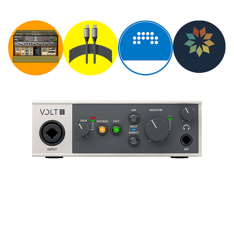 UA Volt 1 USB 레코딩 스튜디오 유니버셜 오디오 볼트 인터페이스