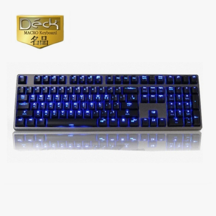 [Deck] 유선 기계식 키보드, 덱 헤슘 CBL-108 LED 갈축 : 컴퓨터저장소
