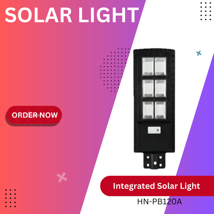 HN-PB120A Integrated Solar Light 120W [ORDER BASIS] : iWatchYou CCTV