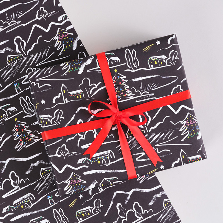 [ Wrap ] Winter Landscape_ Wrapping Paper : 블룹 bloop ㅣ 프리미엄 키즈 라이프스타일