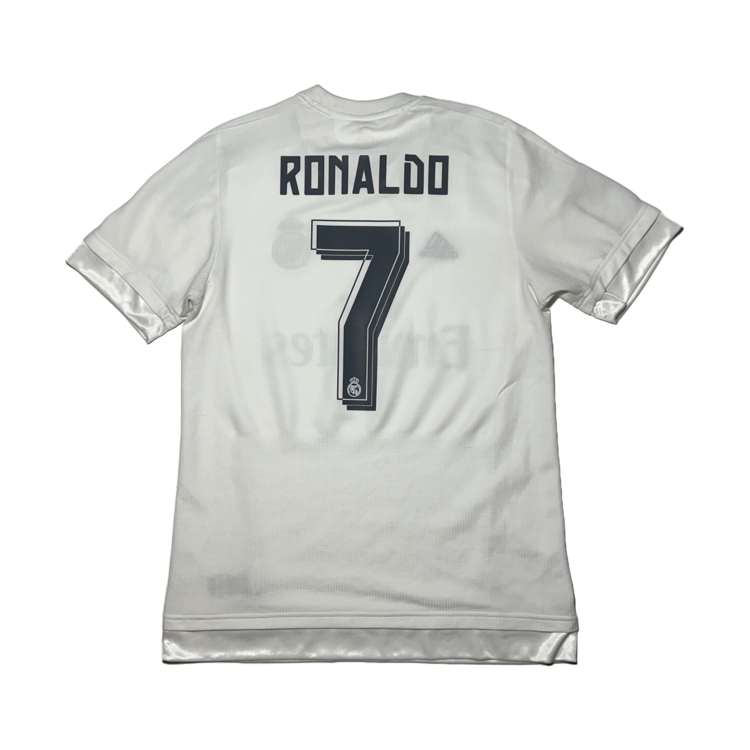 2015-2016 Real Madrid Home #7 Ronaldo Shirt - M : Collector's Room