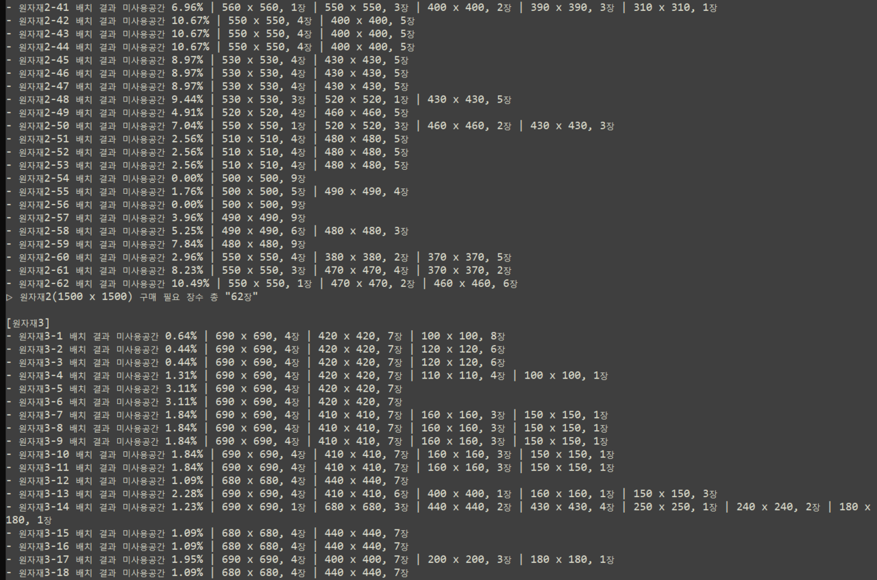 nesting program 네스팅 프로그램
