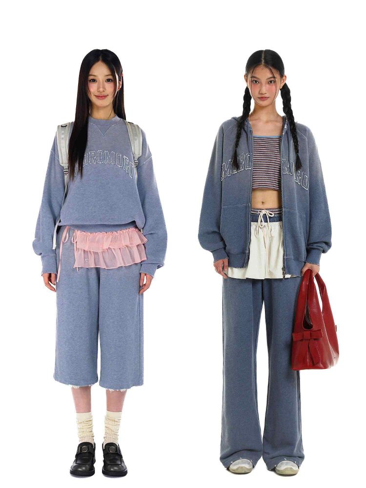 Moromoro multi-color stir-fried powder ground ragged patch embroidered ...