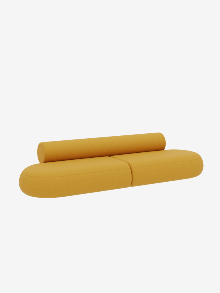 Bread Sofa 4-Seater 3,000mm : 몬스터그레이 | Monster Grey