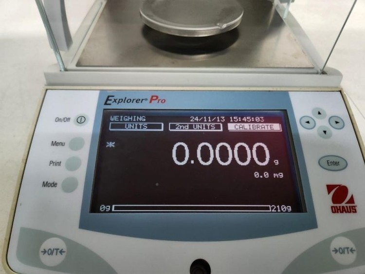 OHAUS Explorer Pro VPG214CN Max 210g d=0.1mg 분석 정밀 저울 : 엠아이티솔루션