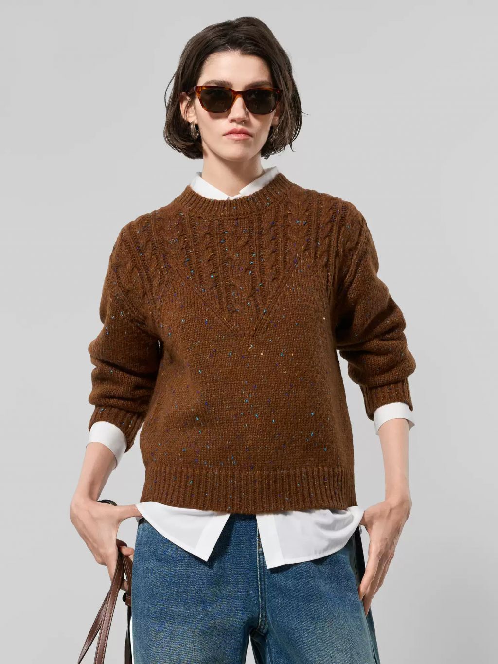 Biselena Ripple Pattern Relaxed Top : 엘레니크(Elenique)