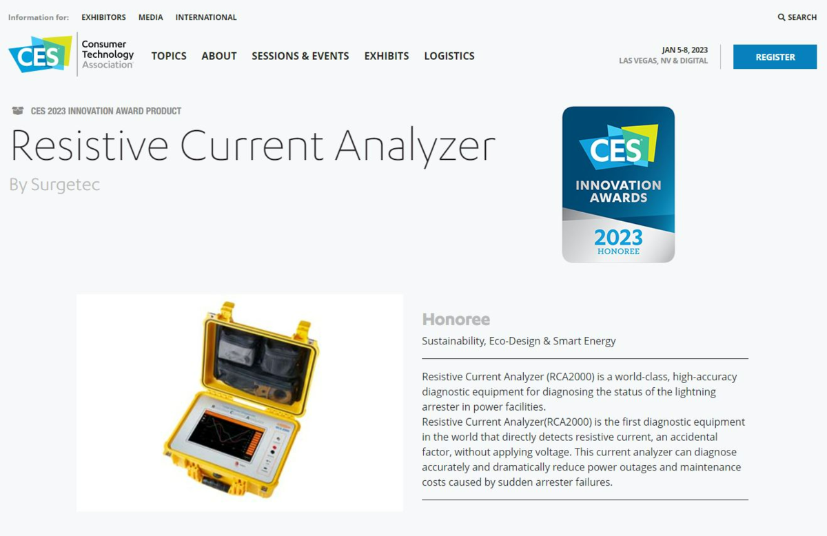 Surgetec Wins CES 2023 Innovation Award : SURGETEC