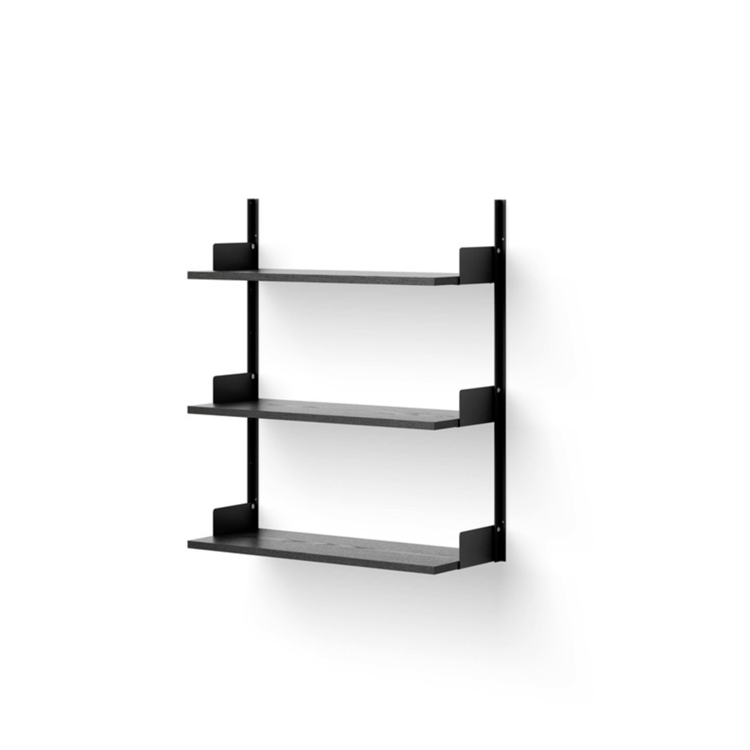 [New Works] 뉴웍스 벽선반 New Works Wall Shelf 900 (Black Ahs/Black) : 아세르