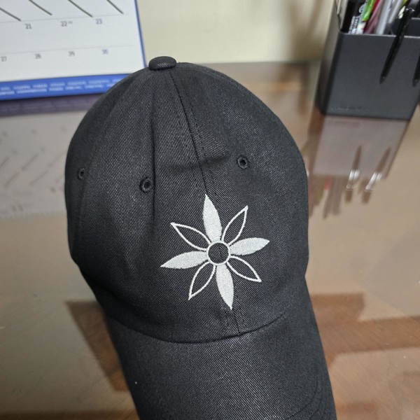 IDENTITY FLOWER CAP_BLACK DENIM (3차 리오더)