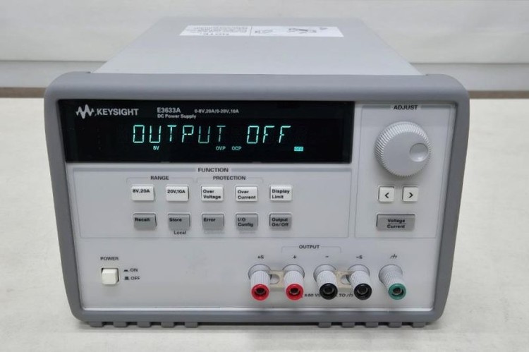 Keysight E3633A DC Power Supply 0-8V, 20A/0-20V,10A 파워서플라이 : 엠아이티솔루션