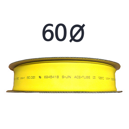 열수축튜브 60mm (50M) : 파워튜브컴퍼니 수축튜브