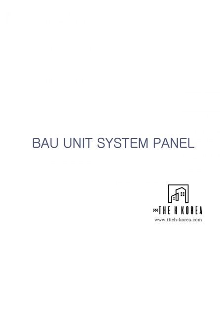 BAU UNIT SYSTEM 판넬 : 91PARTNERS