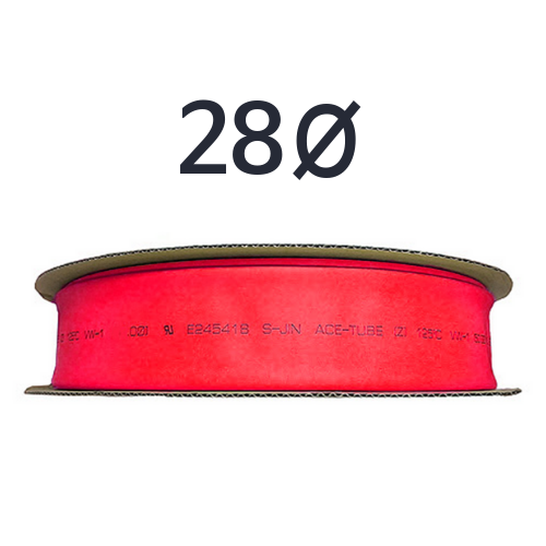 열수축튜브 28mm (50M) : 파워튜브컴퍼니 수축튜브